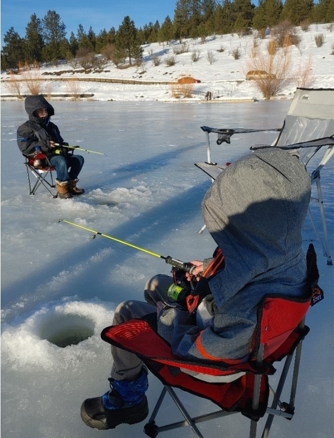 It's time to hit the ice and go fishing in the Clearwater Region ...