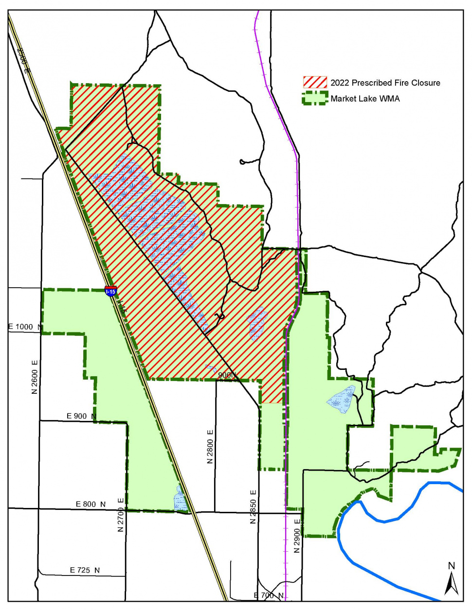 Prescribed fires planned for Market Lake WMA | Idaho Fish and Game