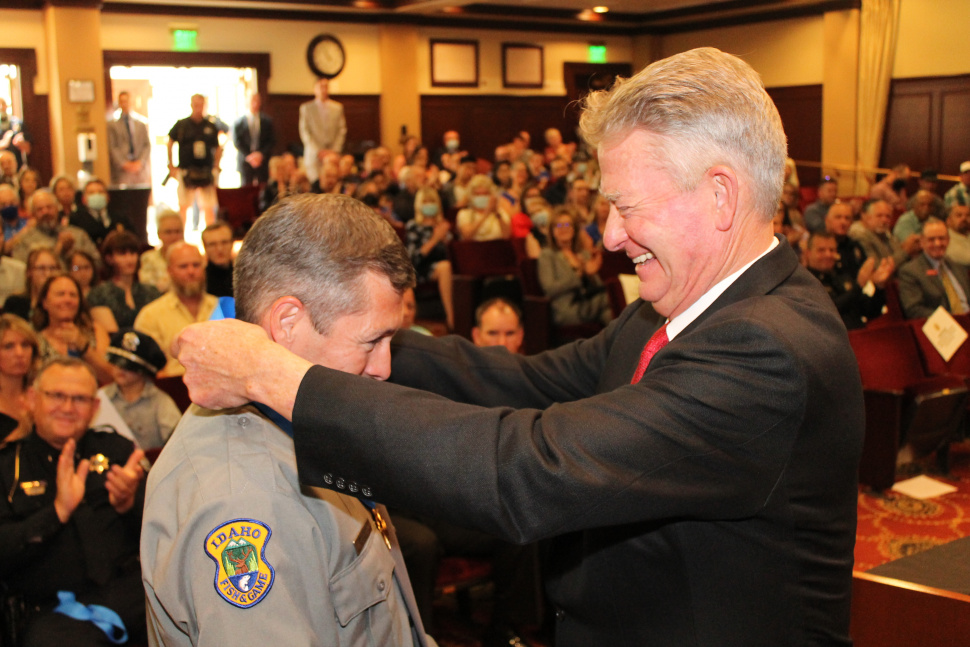 Idaho Fish and Game Conservation Officer awarded Idaho Medal of Honor ...