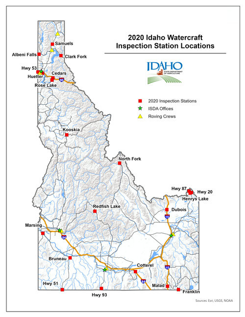 Invasive Species Boat Stickers | Idaho Fish and Game