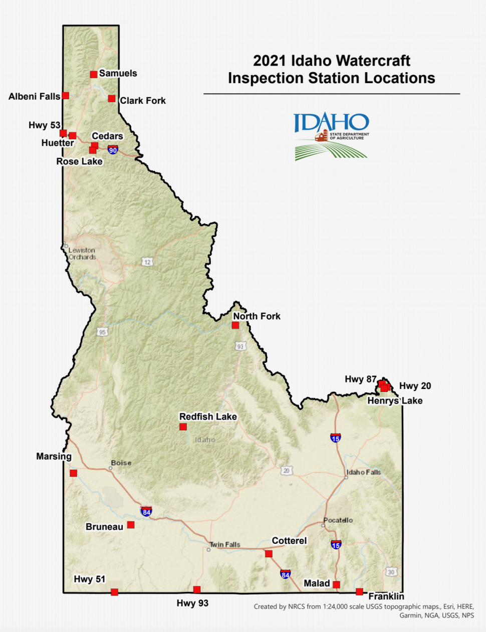 Invasive Species Boat Stickers | Idaho Fish and Game